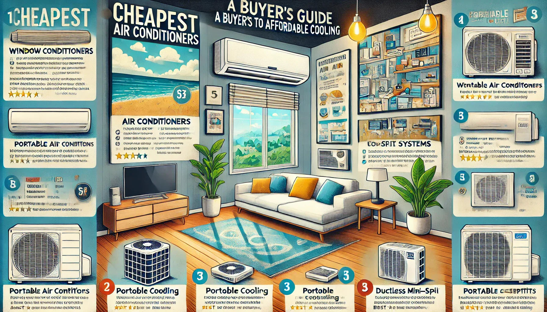 Cheapest Air Conditioners: A Buyer’s Guide to Affordable Cooling