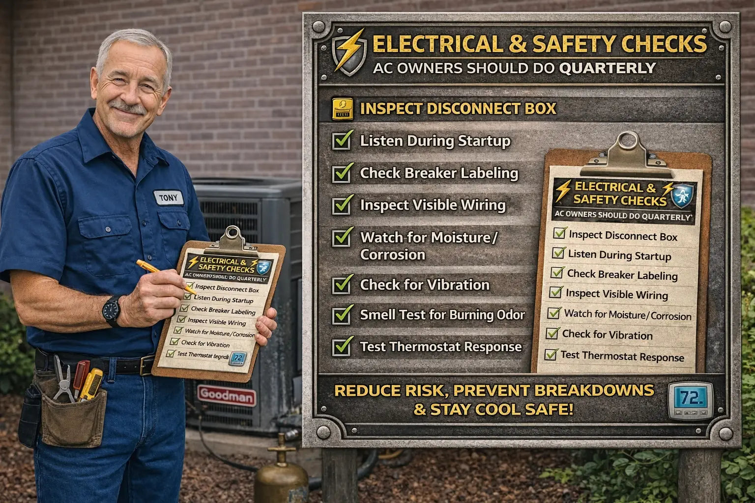 Electrical & Safety Checks Every AC Owner Should Do Quarterly