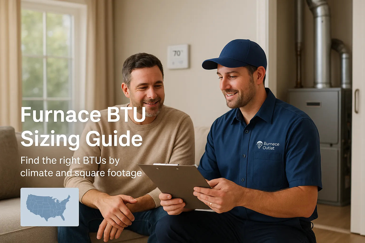 Furnace BTU Sizing Guide: How to Choose the Right Size for Your Home