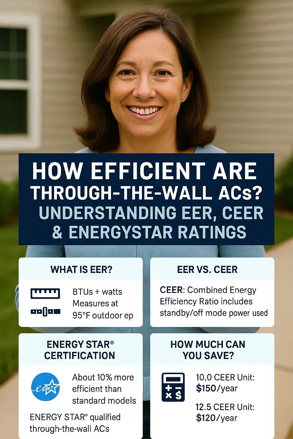 How Efficient Are Through-the-Wall ACs? Understanding EER, CEER & Ener