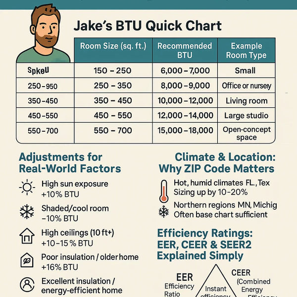 btu output chart