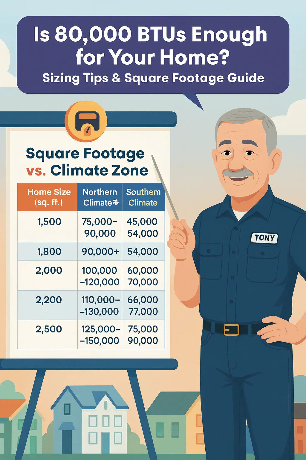 Is 80,000 BTUs Enough for Your Home? Sizing Tips & Square Footage Guid