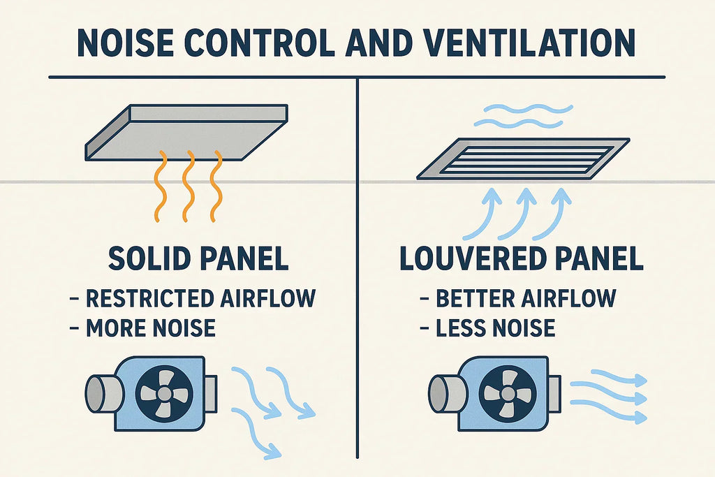 difference between louver and vent
