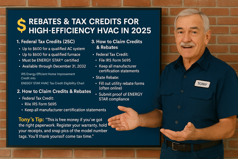 Rebates & Tax Credits for High-Efficiency HVAC in 2025