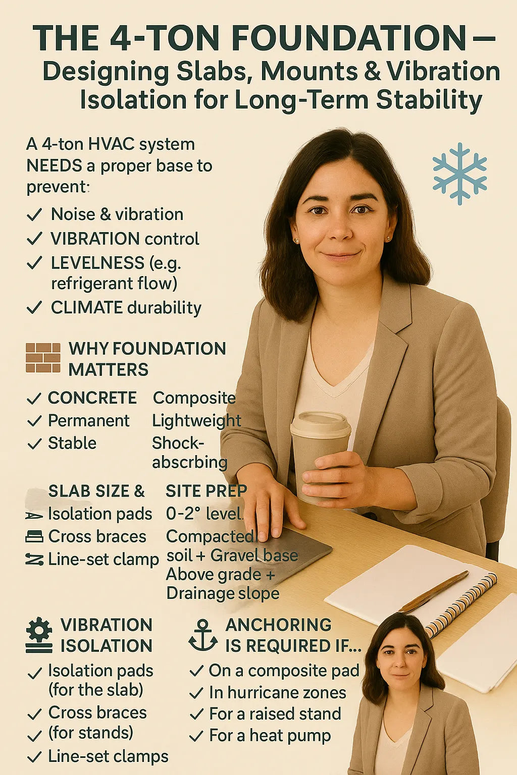 The 4-Ton Foundation — Designing Slabs, Mounts & Vibration Isolation f