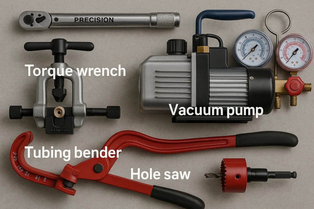 Tools and Materials Checklist for Installing a Mini-Split Heat Pump
