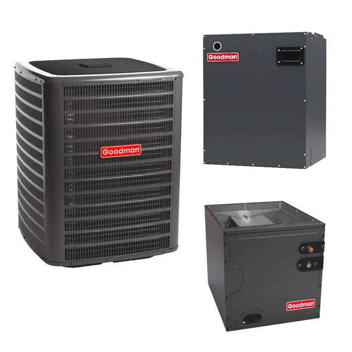5 Ton 14.5 SEER2 Goodman Upflow/Downflow Air Conditioner System with M